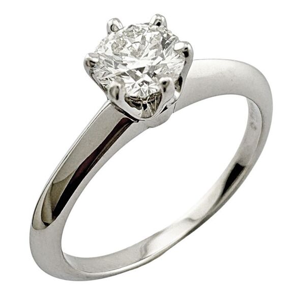 Tiffany & Co. | Jewelry | Tiffany Co Solitaire Ring 15 Pt95platinum ...